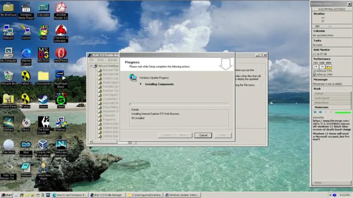还安装了 IE5.5 和 Office 2000，网友改造 Windows 11 系统营造 Windows 2000 使用体验 - 天津睿斯福 ...