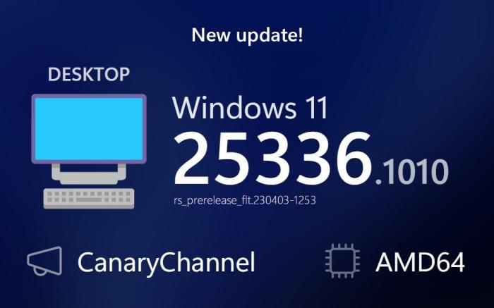 微软发布 Windows 11 Build 25336.1010 预览版：用于测试服务管道 - 天津睿斯福得IT外包服务公司