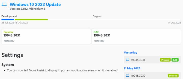 微软发布 Windows 10 22H2 预览版 KB5026435（Build 19045.3031）更新，优化搜索框体验 - 天津睿斯福得 ...