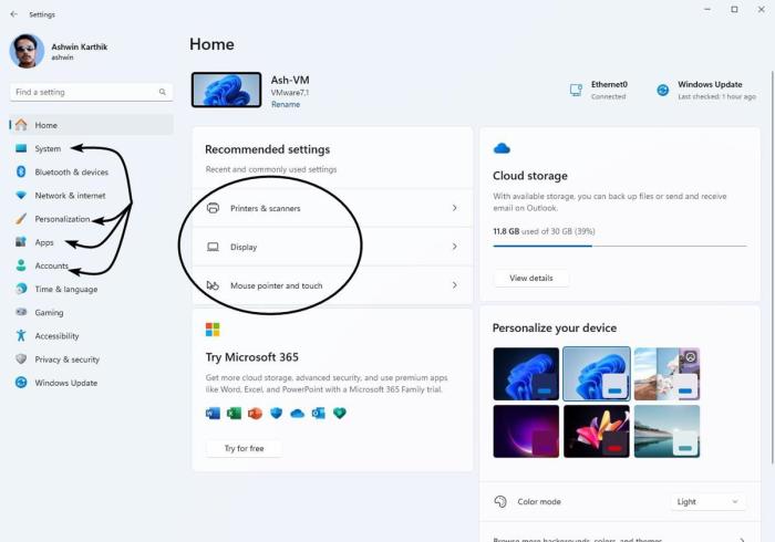 Windows 11 学院：在 Windows 11 Build 23493 中如何启用新版设置主页 - 天津睿斯福得IT外包服务公司